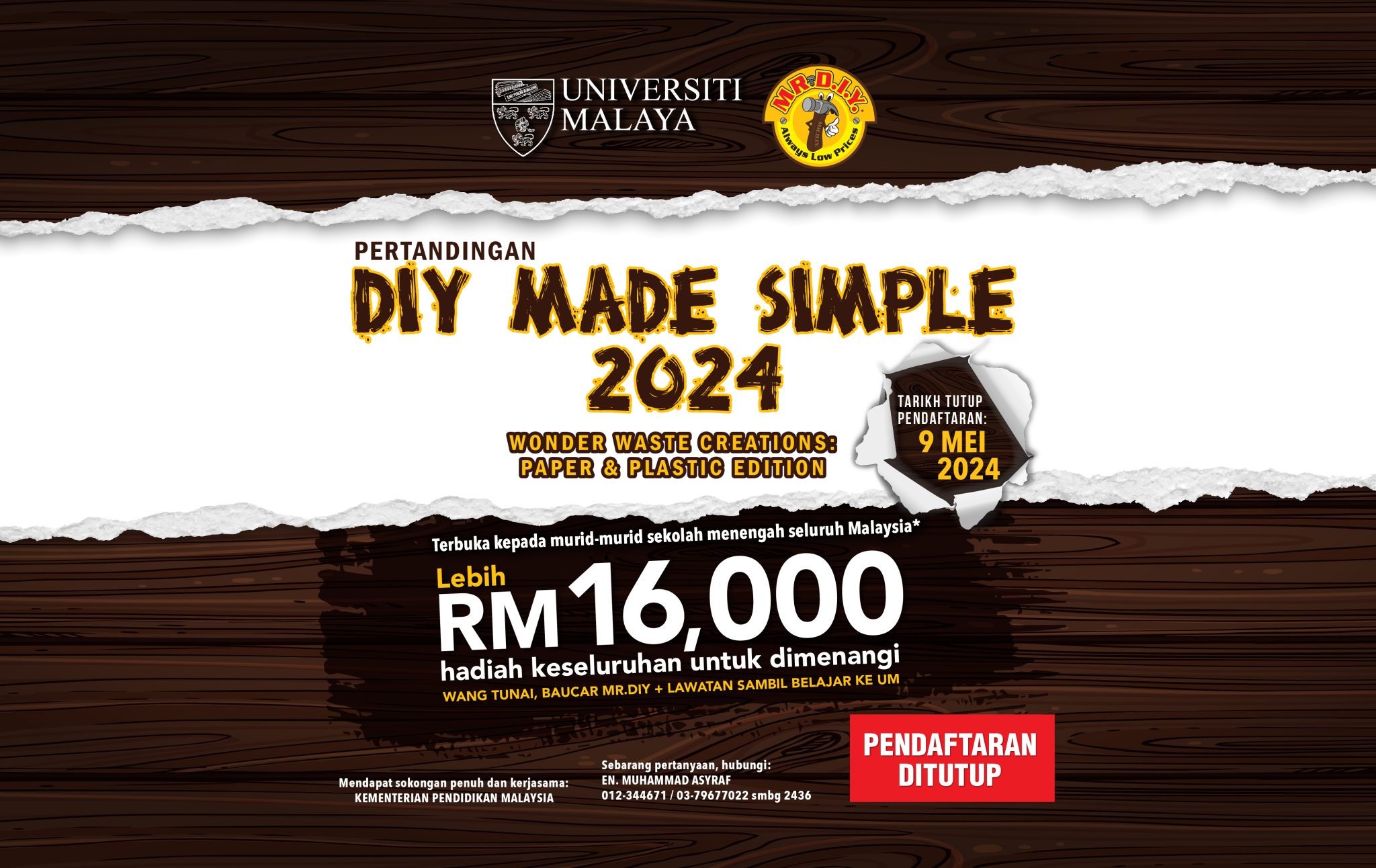Pertandingan DIY Made Simple 2024 - Maahad Tahfiz Negeri Pahang